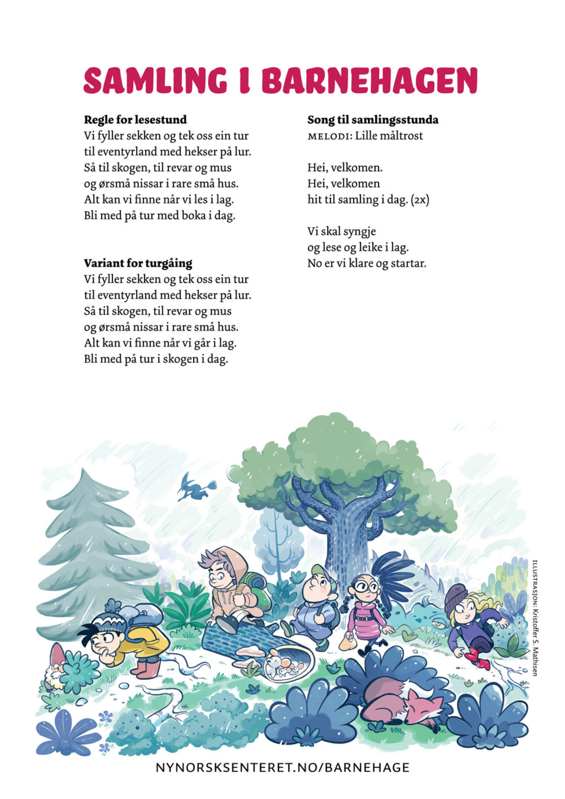 Samling i barnehagen - Nynorsksenteret